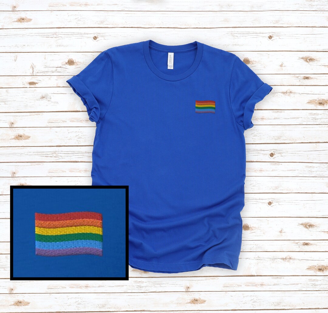 Pride Flag T Shirt Rainbow Flag Shirt Lgbt Flag Shirt Gay Pride