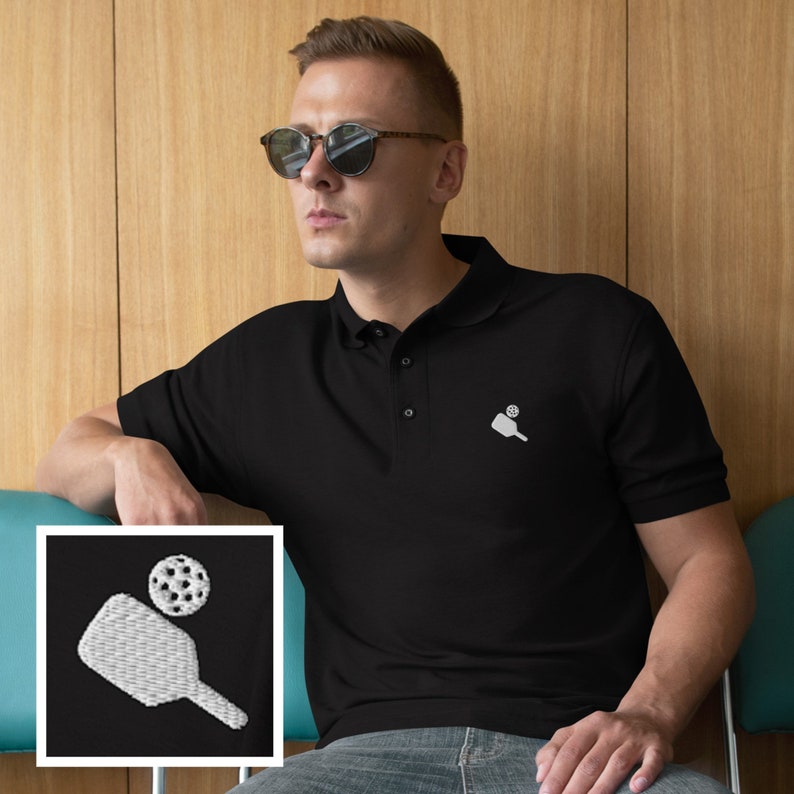 Pickleball Golf Polo Shirt, Pickle Ball Shirt for Men, Pickleballer ...