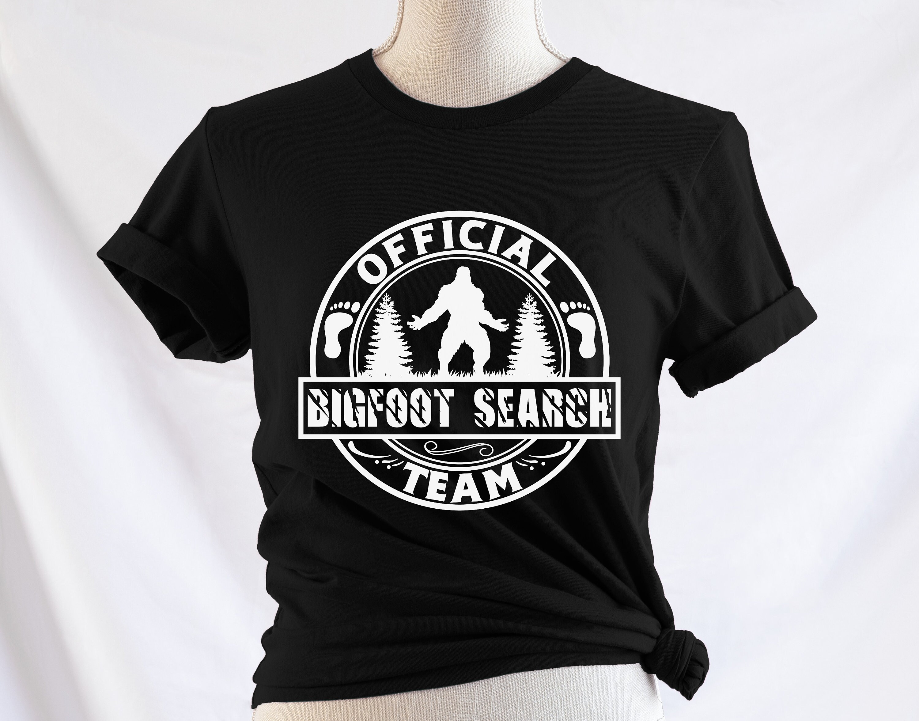 Official Bigfoot Search Team Group Shirts, Men's Women's Sasquatch ...