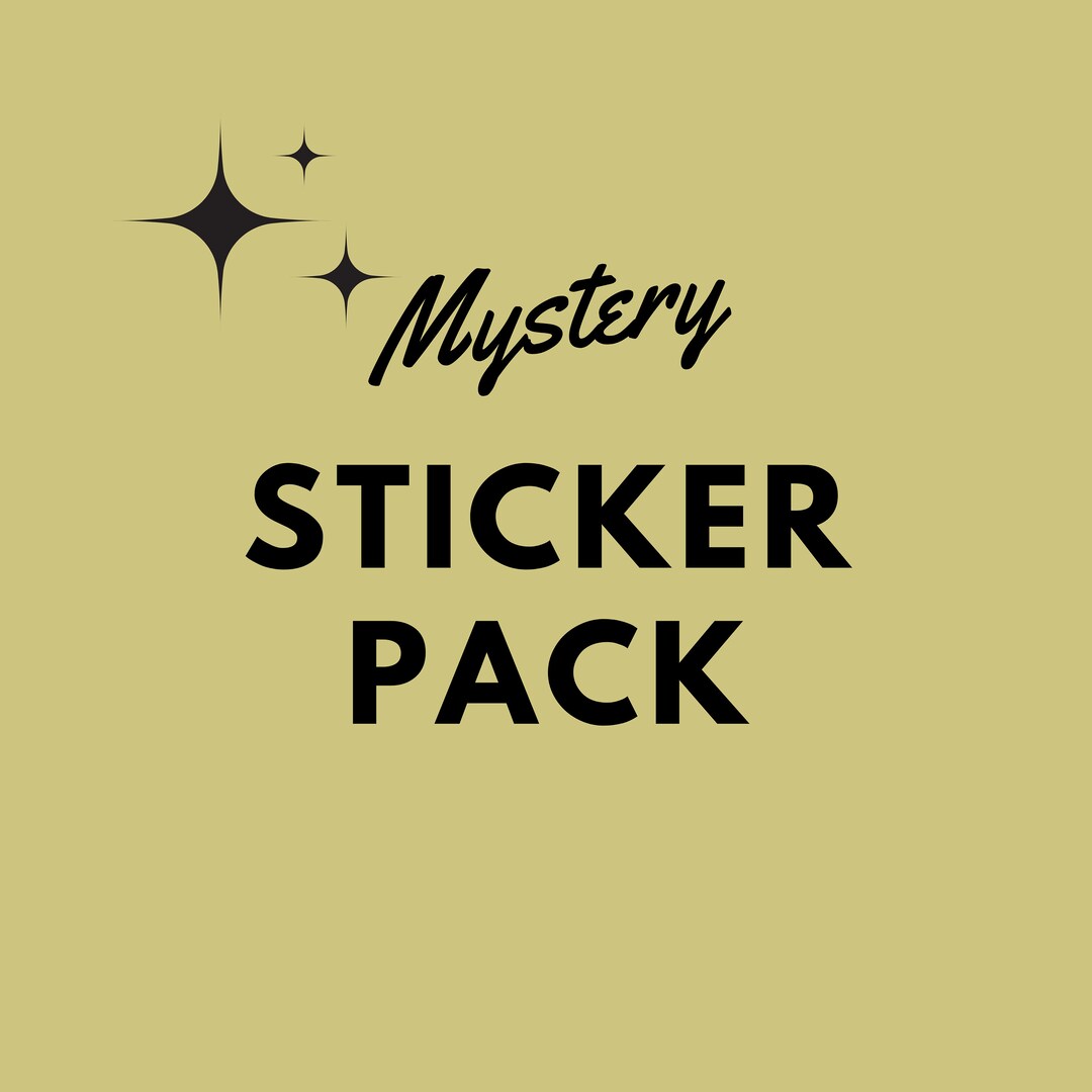 Mystery Sticker Pack - Etsy