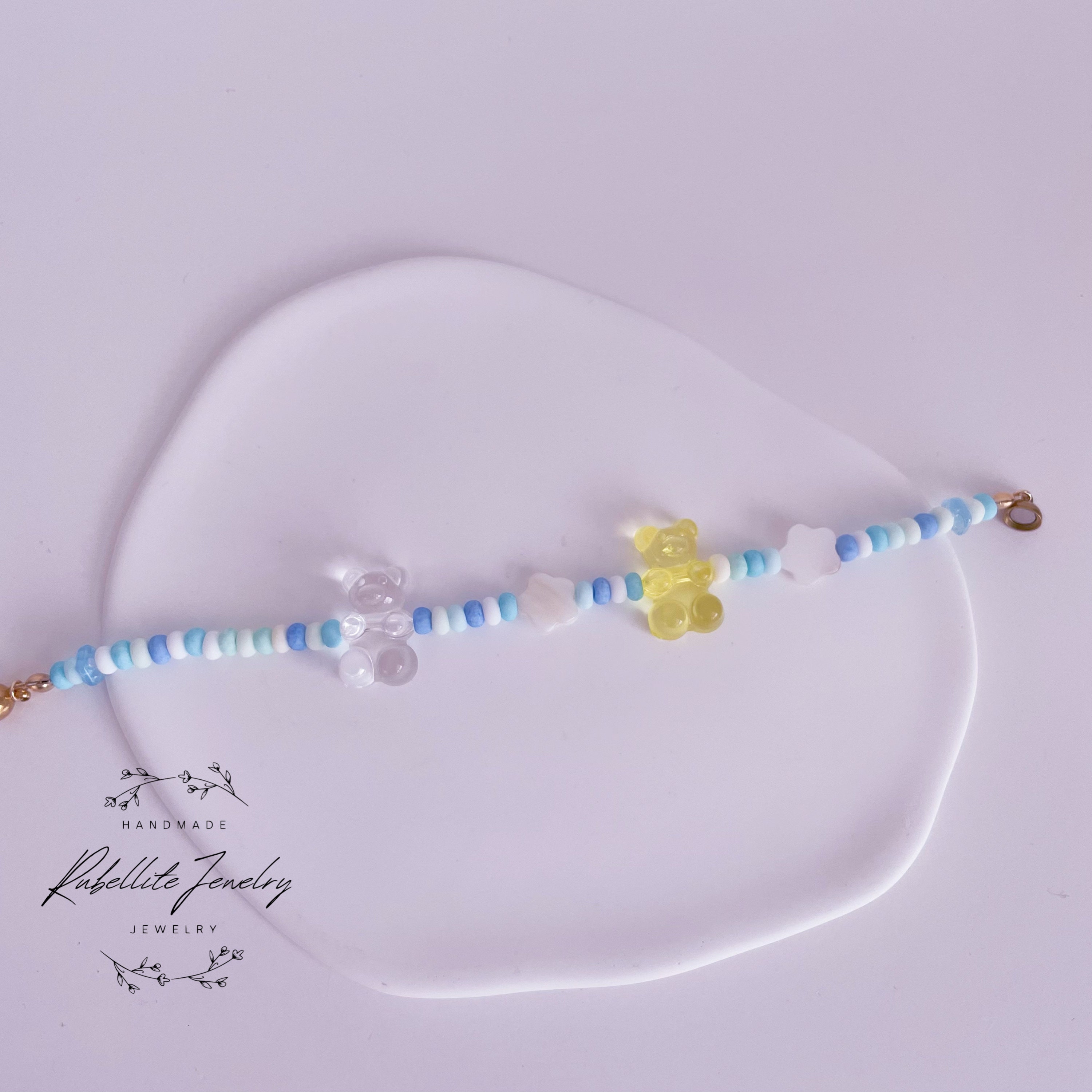 Pastel Gummy Bear Bracelets Cute Bracelets Yummy Sweet Candy Bracelets Fun Accessories Ships