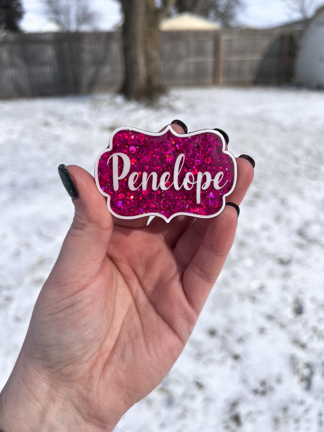 Bracket Name Tag for Work, Personalized Name Tag, Magnetic Name Tag ...