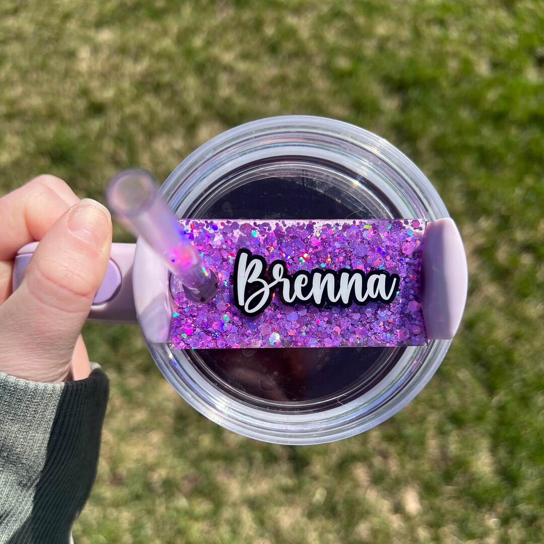 Tumbler Name Tags, 40oz/30oz/20oz Name Plate for Tumbler, Acrylic ...