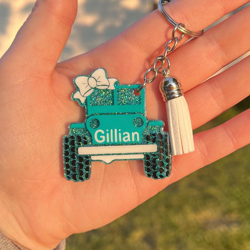 Jeep Keychain - Etsy