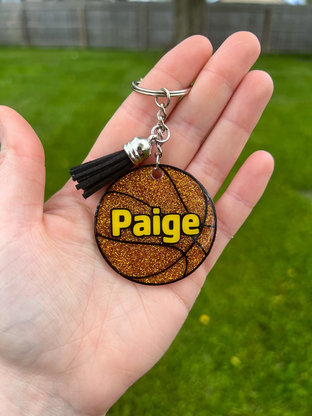 Basketball Name Keychain, Custom Name Keychain, Sport Keychain, Bag Tag ...