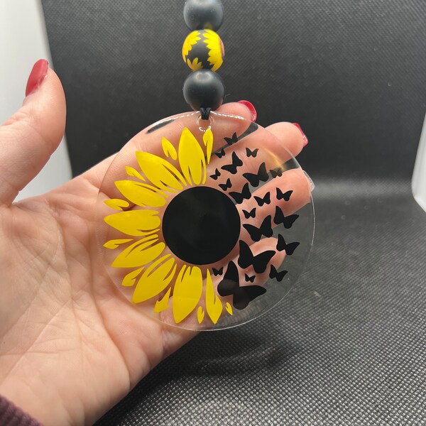 Sunflower Car Charms - Etsy