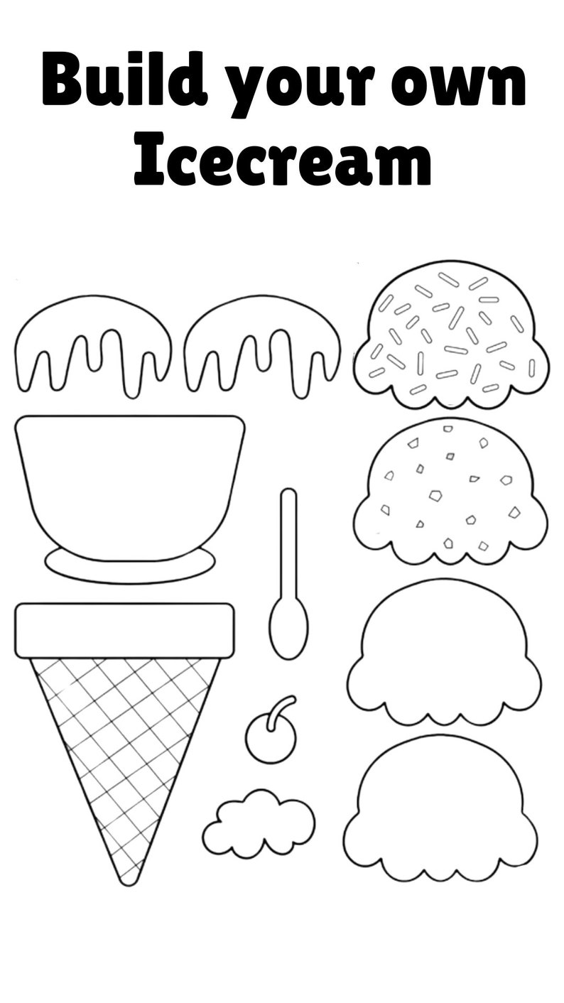 Build Your Own Ice Cream - Etsy