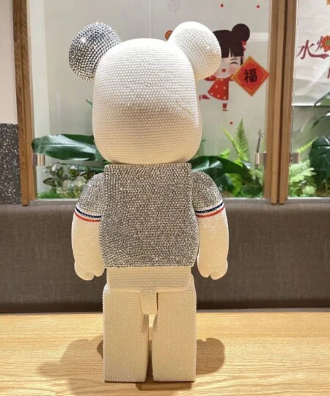 Handmade Rhinestone Bear Brick 1000 Figurine, Diamond Bear Figurine, 5D ...