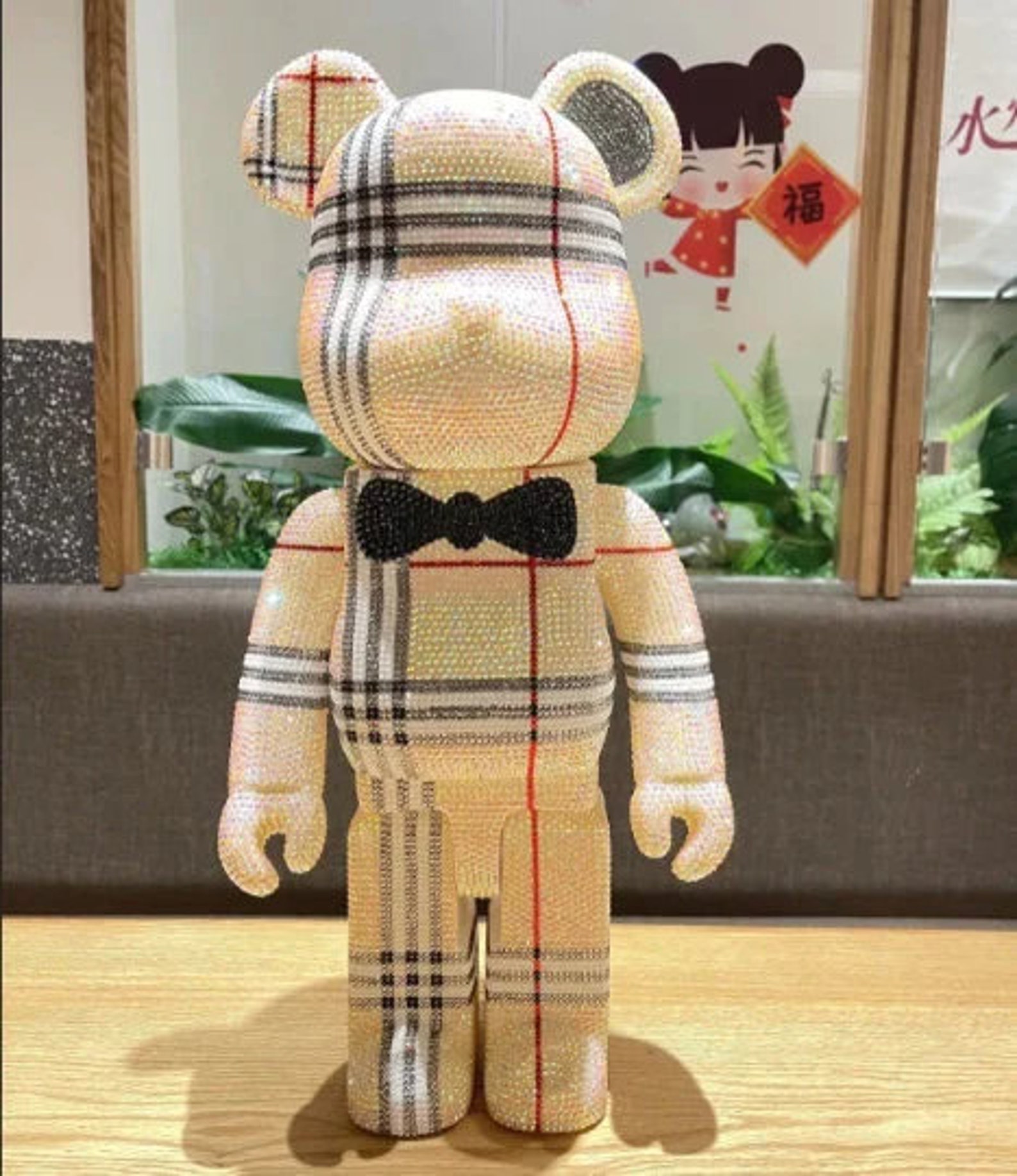 Handmade Rhinestone Bear Brick 1000 Figurine, Diamond Bear Figurine, 5D ...