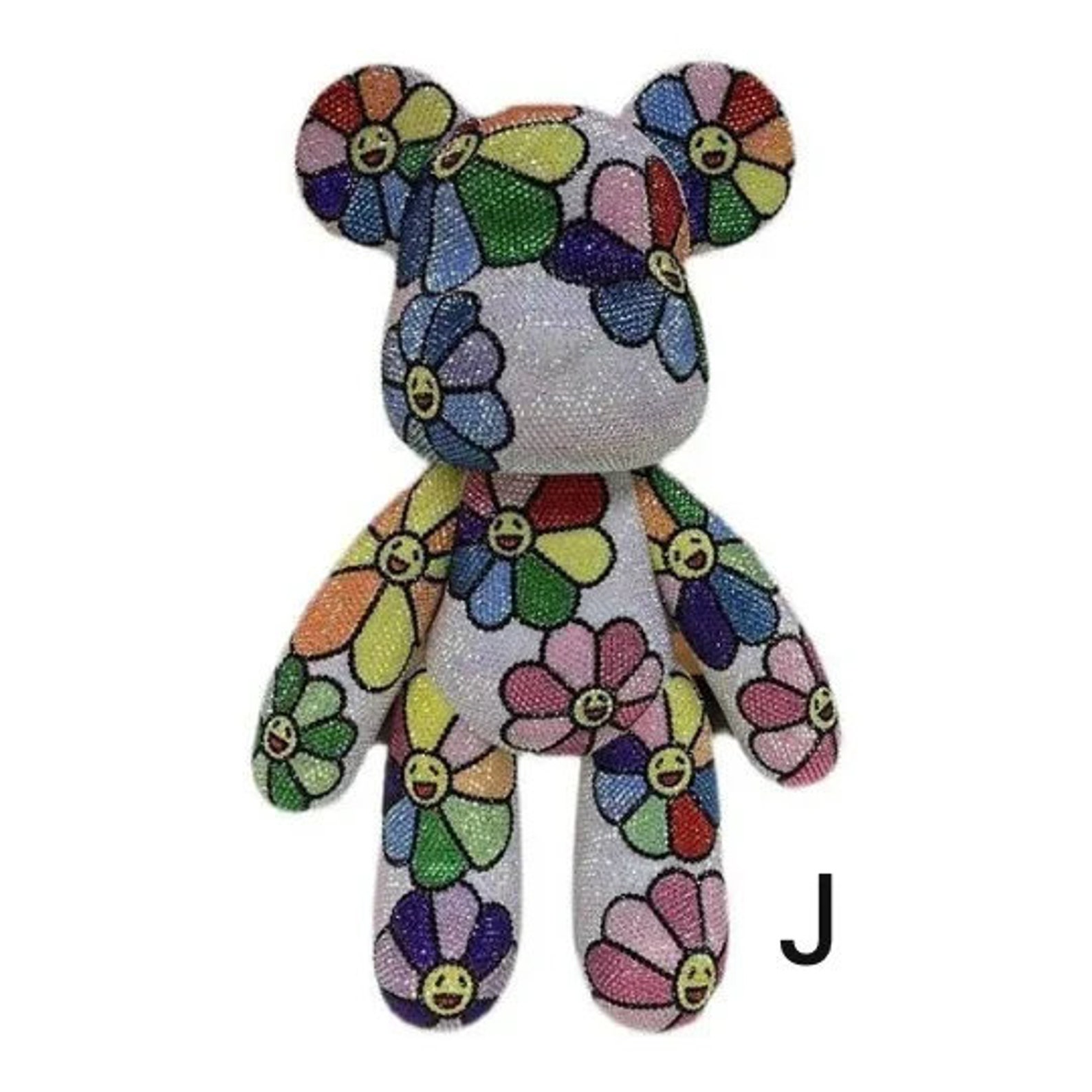 Custom Design Handmade Rhinestone Bear Brick Figurine, Diamond Bling ...