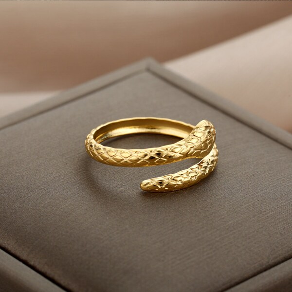 Snake Ring Silver - Etsy
