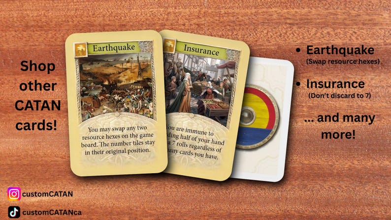 CATAN "embargo" Fan-made Development Card! Stop 2 Players From Trading ...