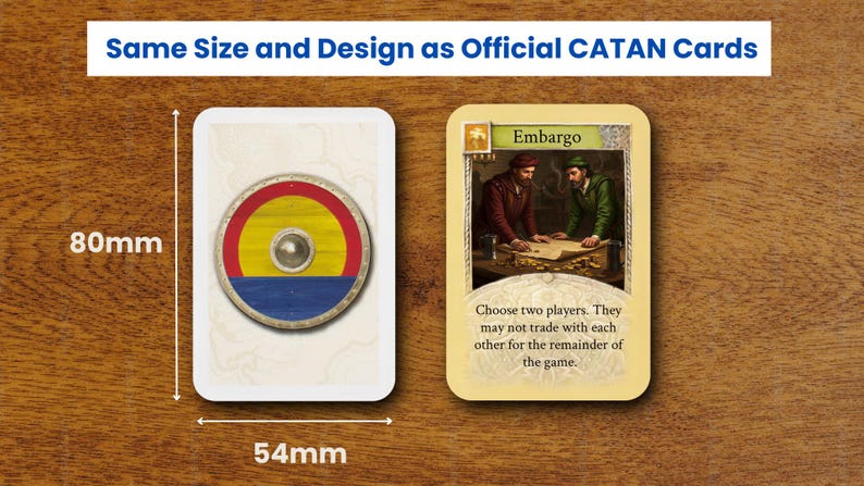CATAN "embargo" Fan-made Development Card! Stop 2 Players From Trading ...