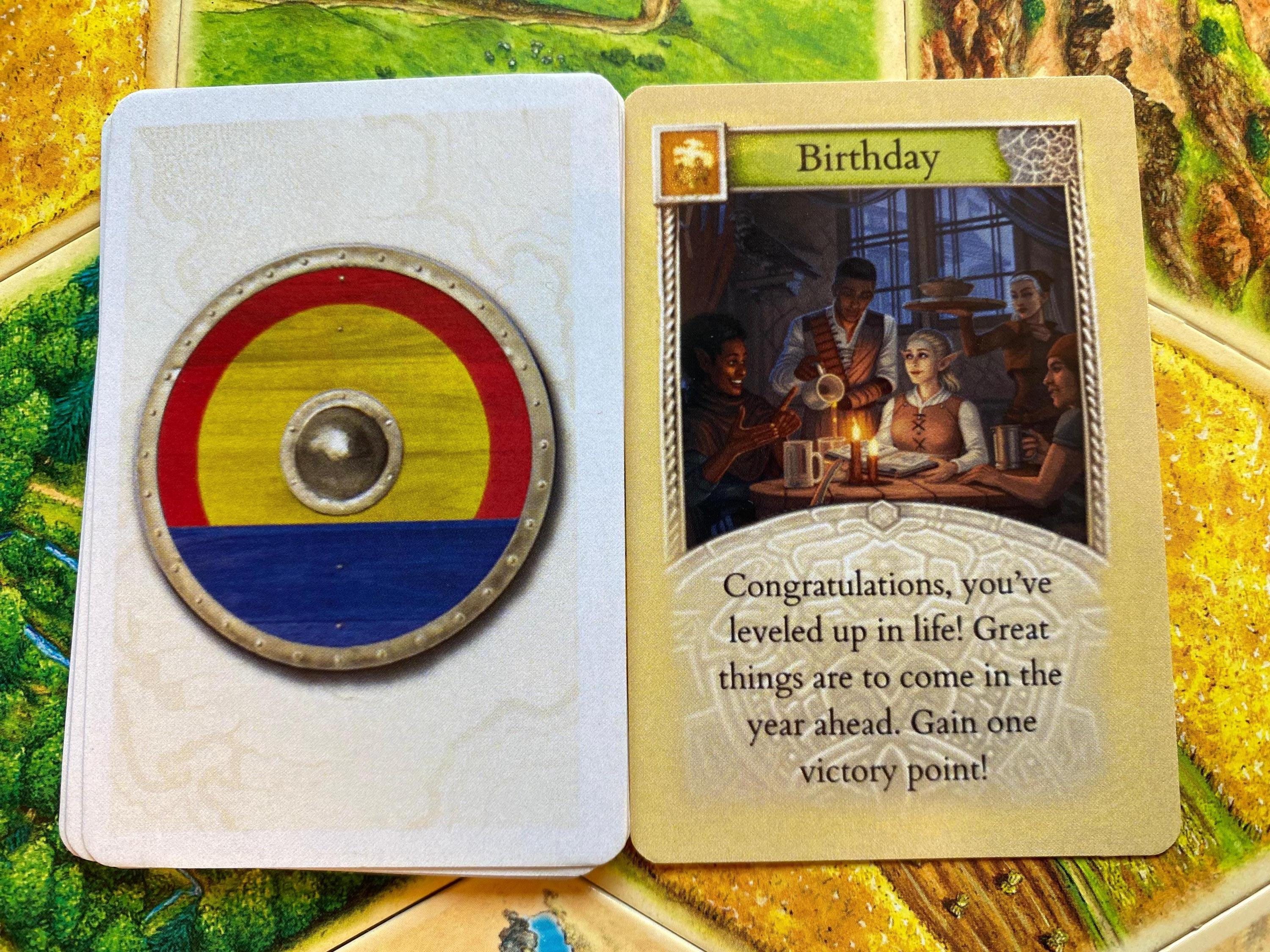 Happy Birthday CATAN Development Card Expansion - Victory Point, Fan ...