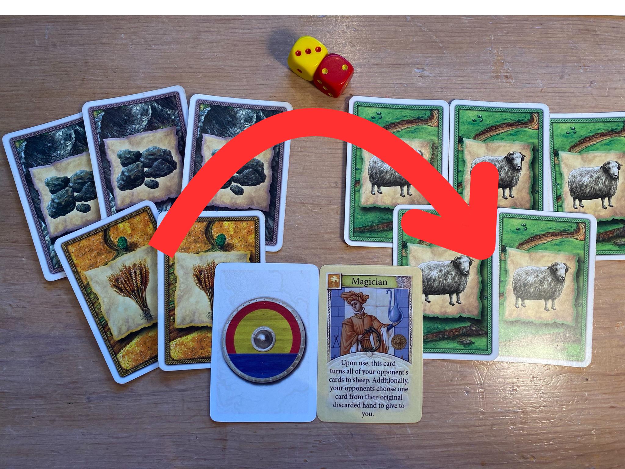 CATAN Expansion Fan-made Card – Magician Development Card (turns ...