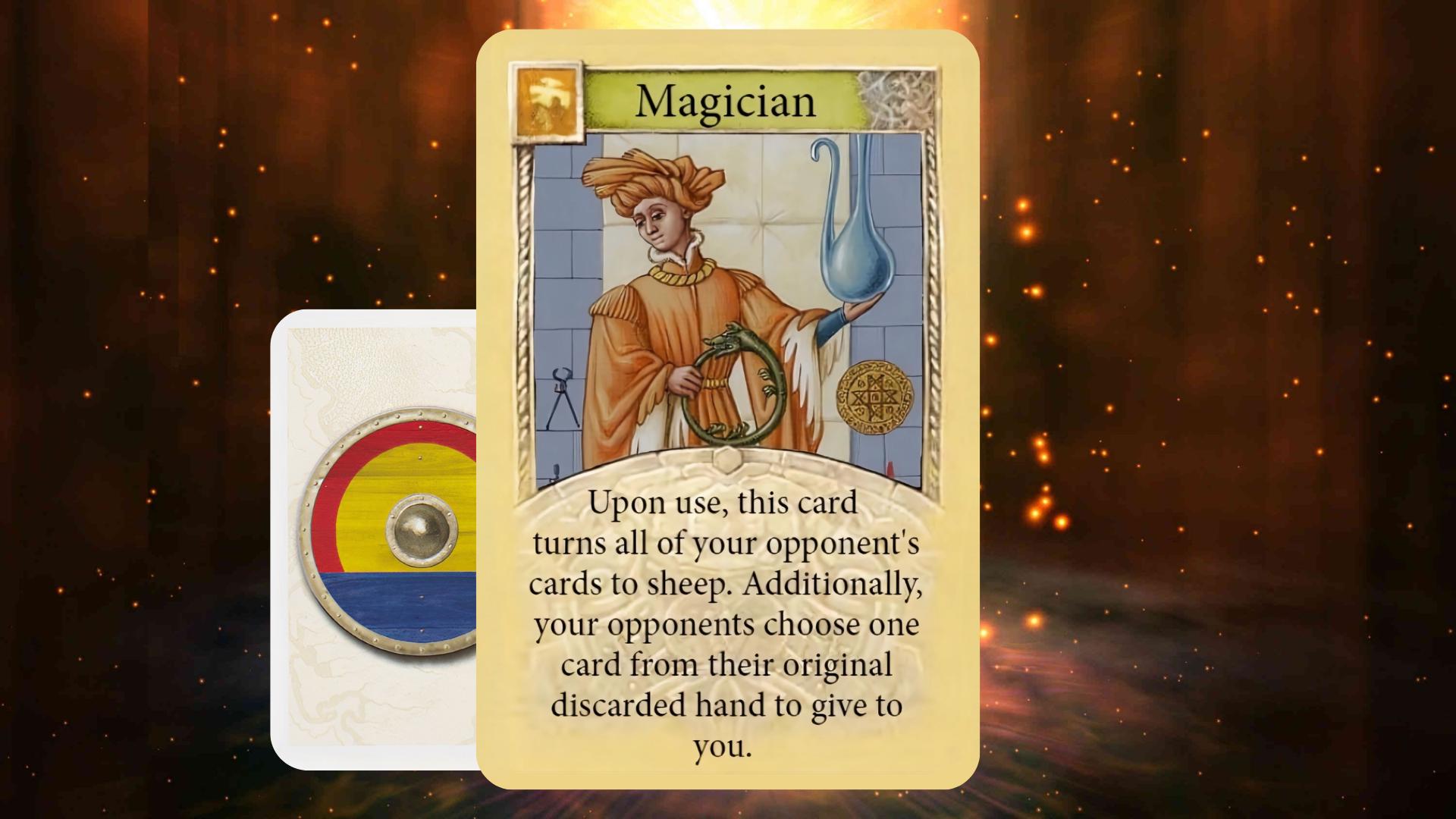 CATAN Expansion Fan-made Card – Magician Development Card (turns ...
