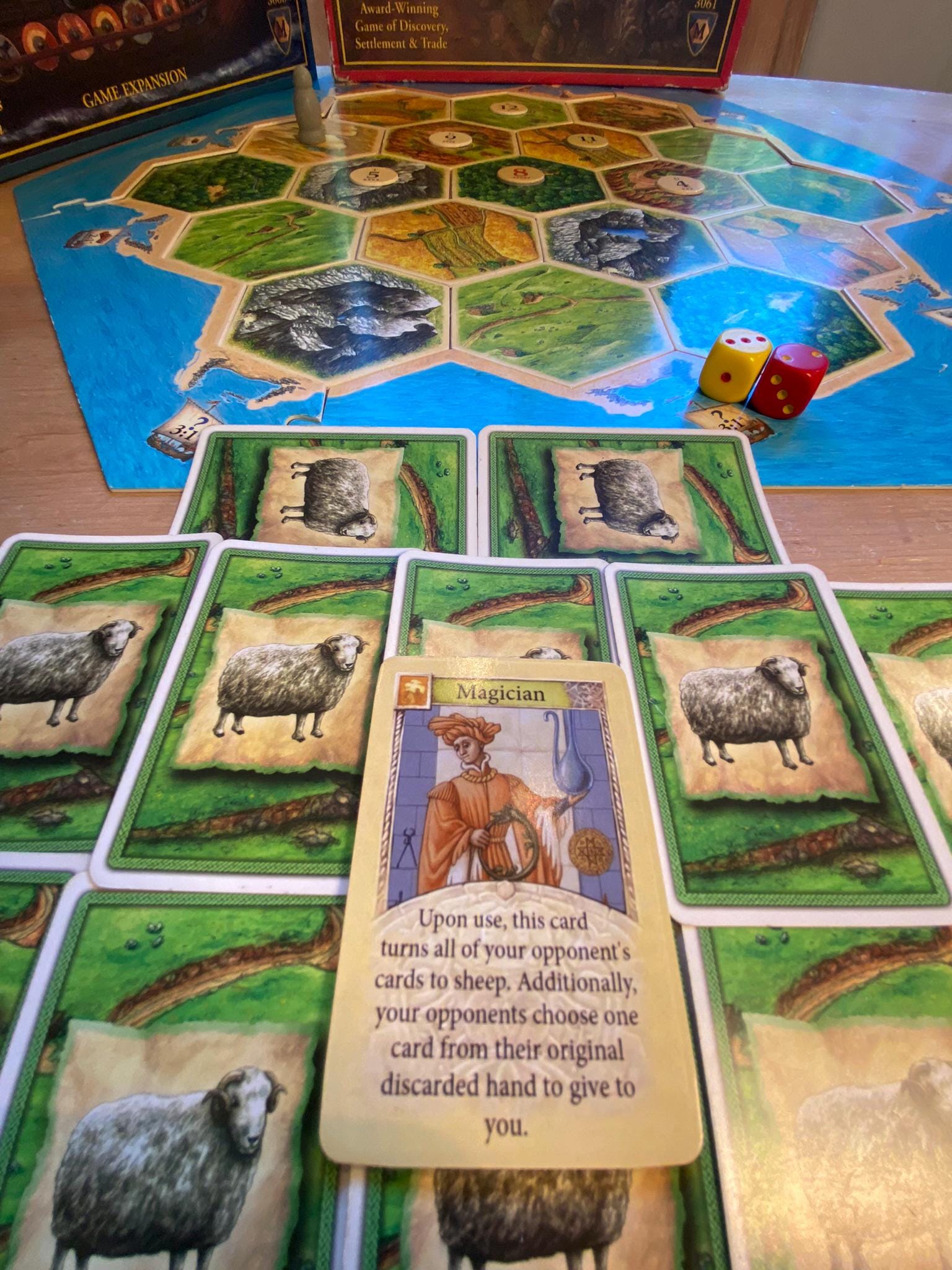 CATAN Expansion Fan-made Card – Magician Development Card (turns ...