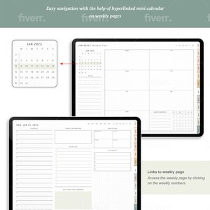 Boho Chic Mid-year Digital Planner 2022/2023 - Etsy