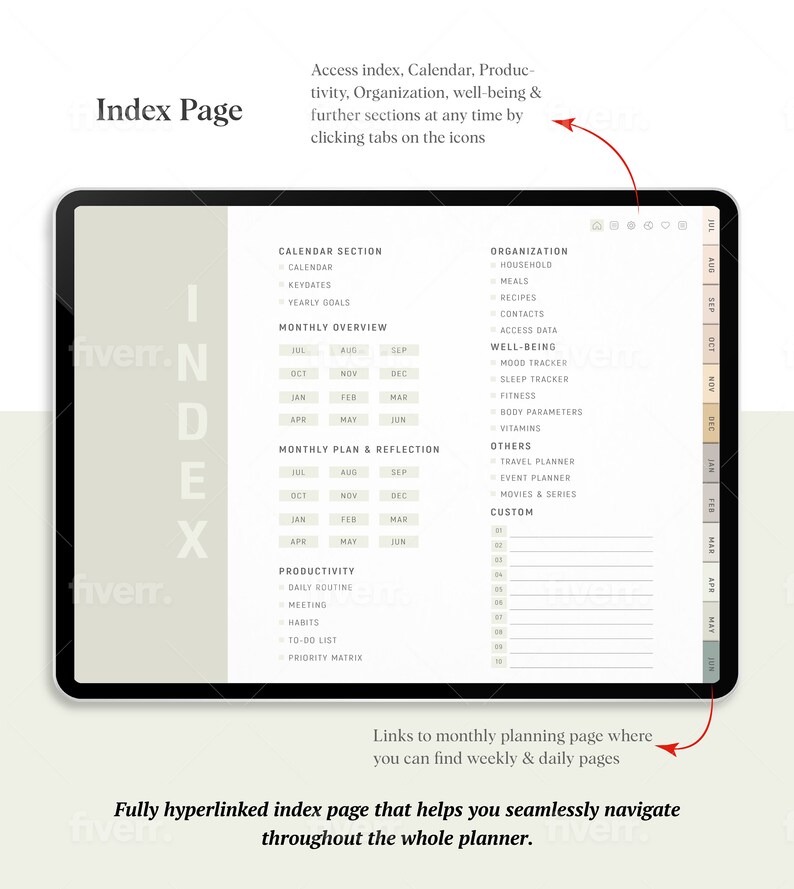 Boho Chic Mid-year Digital Planner 2022/2023 - Etsy