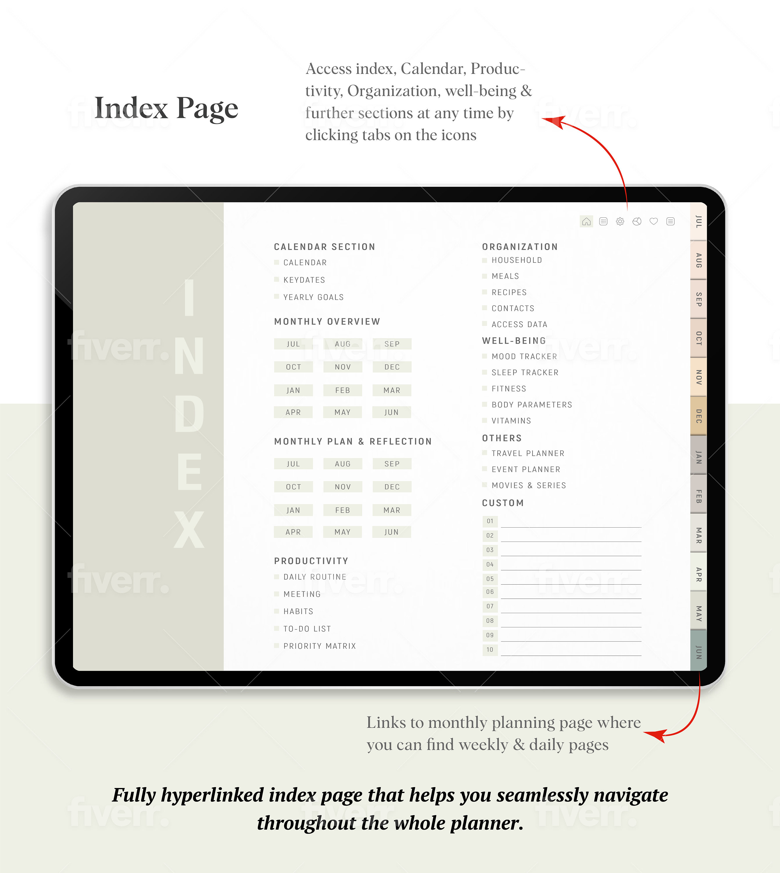 Boho Chic Mid-year Digital Planner 2022/2023 - Etsy