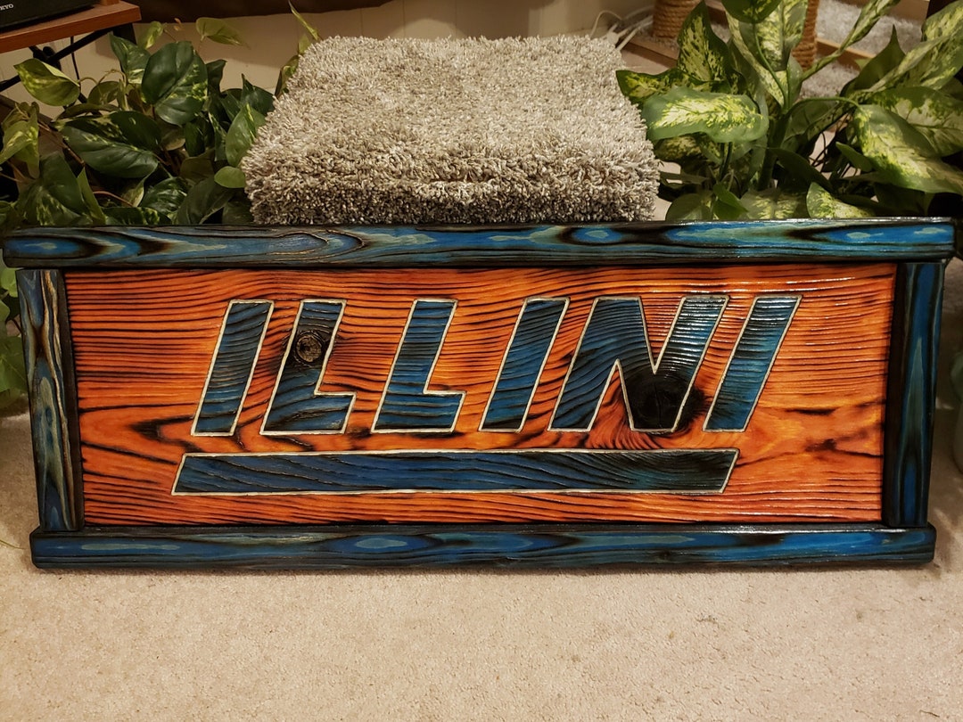 Illinois Fighting Illini Wall Sign - Etsy