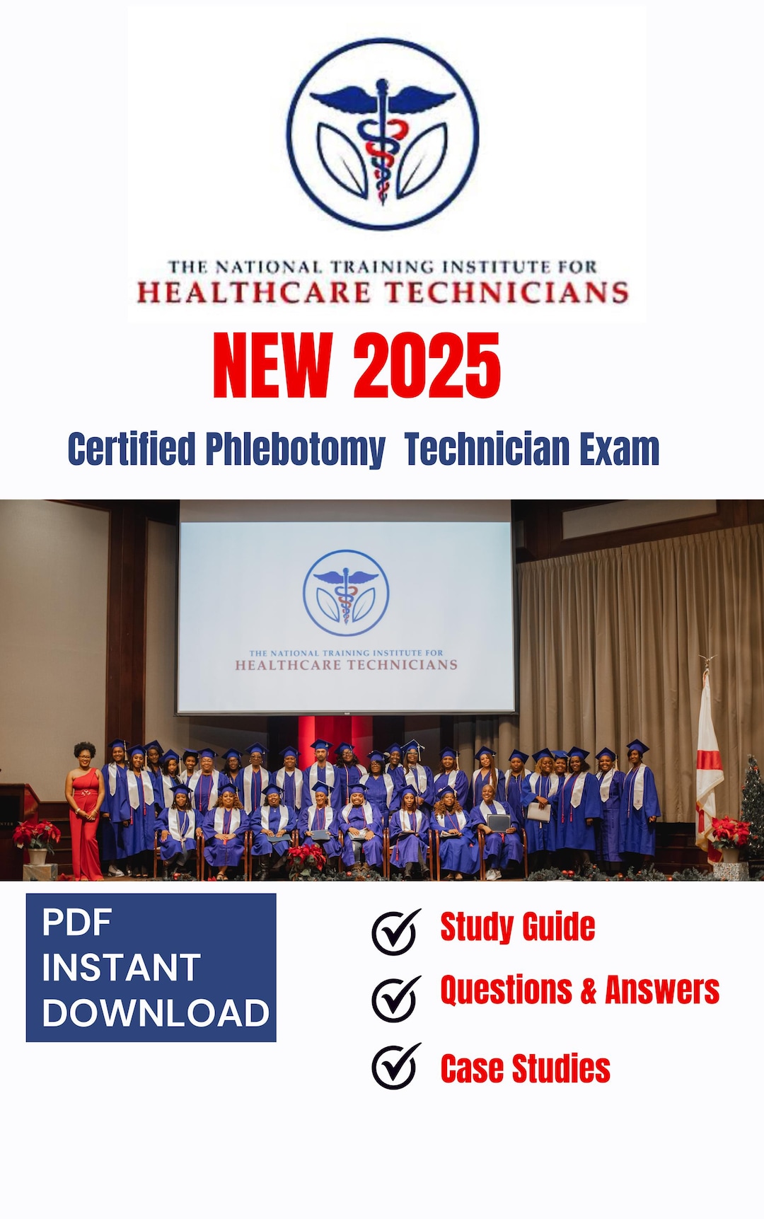 New 2025 Phlebotomy PDF Instant Download| Exam |study Guide| Phlebotomy ...