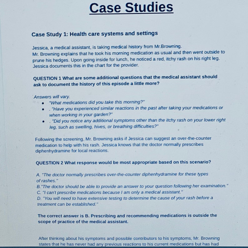 New 2025 Medical Assistant Exam |medical Assistant Study Guide | Notes ...