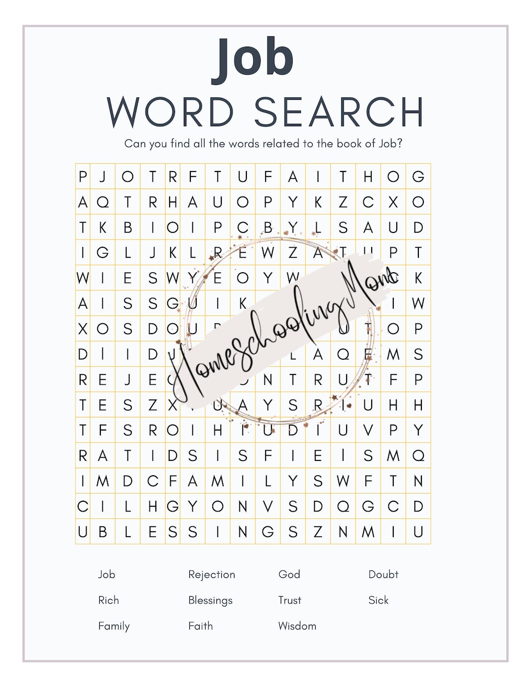 Book Of Job Word Search Worksheets Etsy book-of-job-word-search-worksheets-etsy