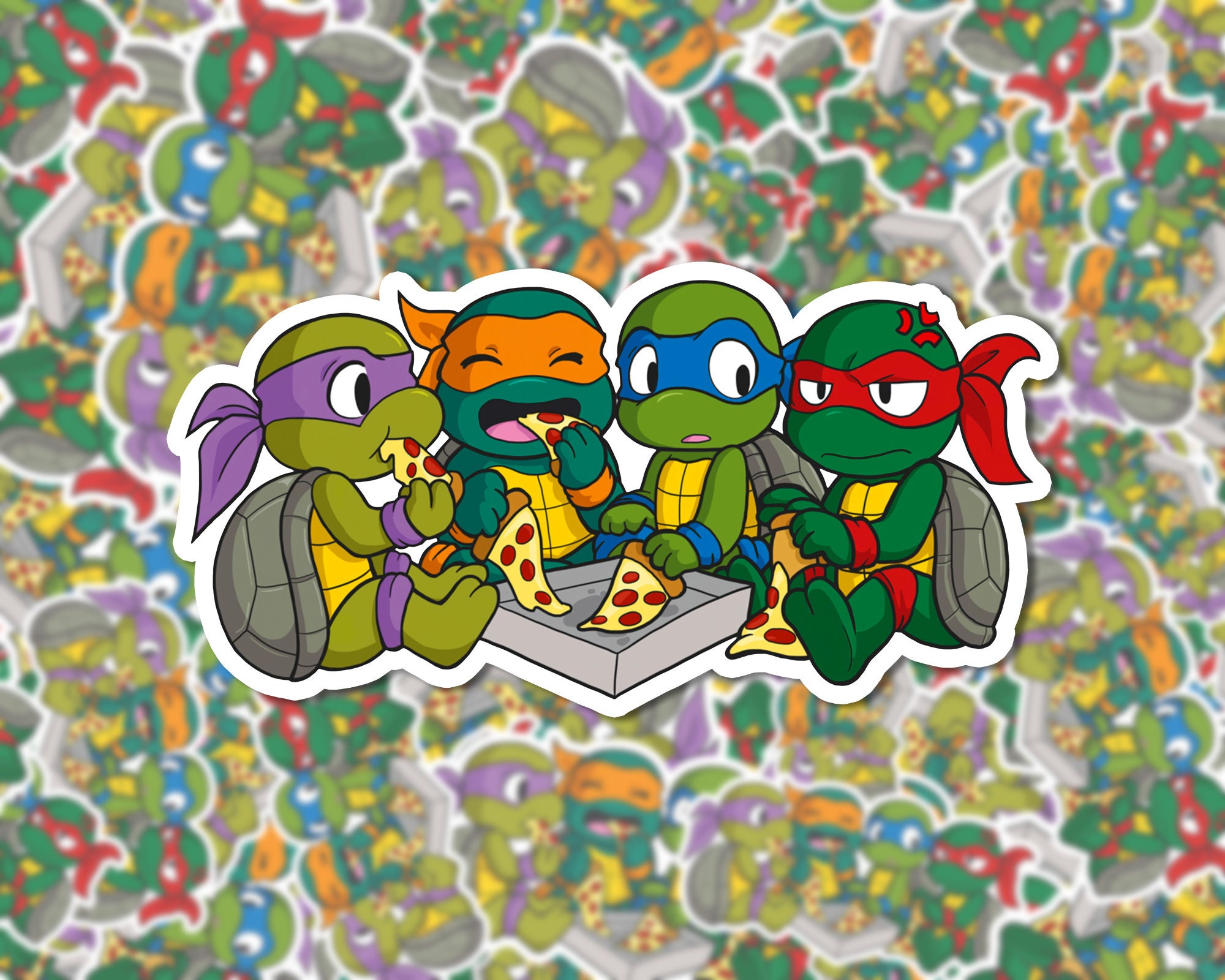 Teenage Mutant Ninja Turtle Sticker TMNT Cute Sticker the - Etsy