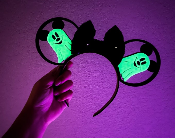 Pastel Mickey Ghost Ears - Etsy