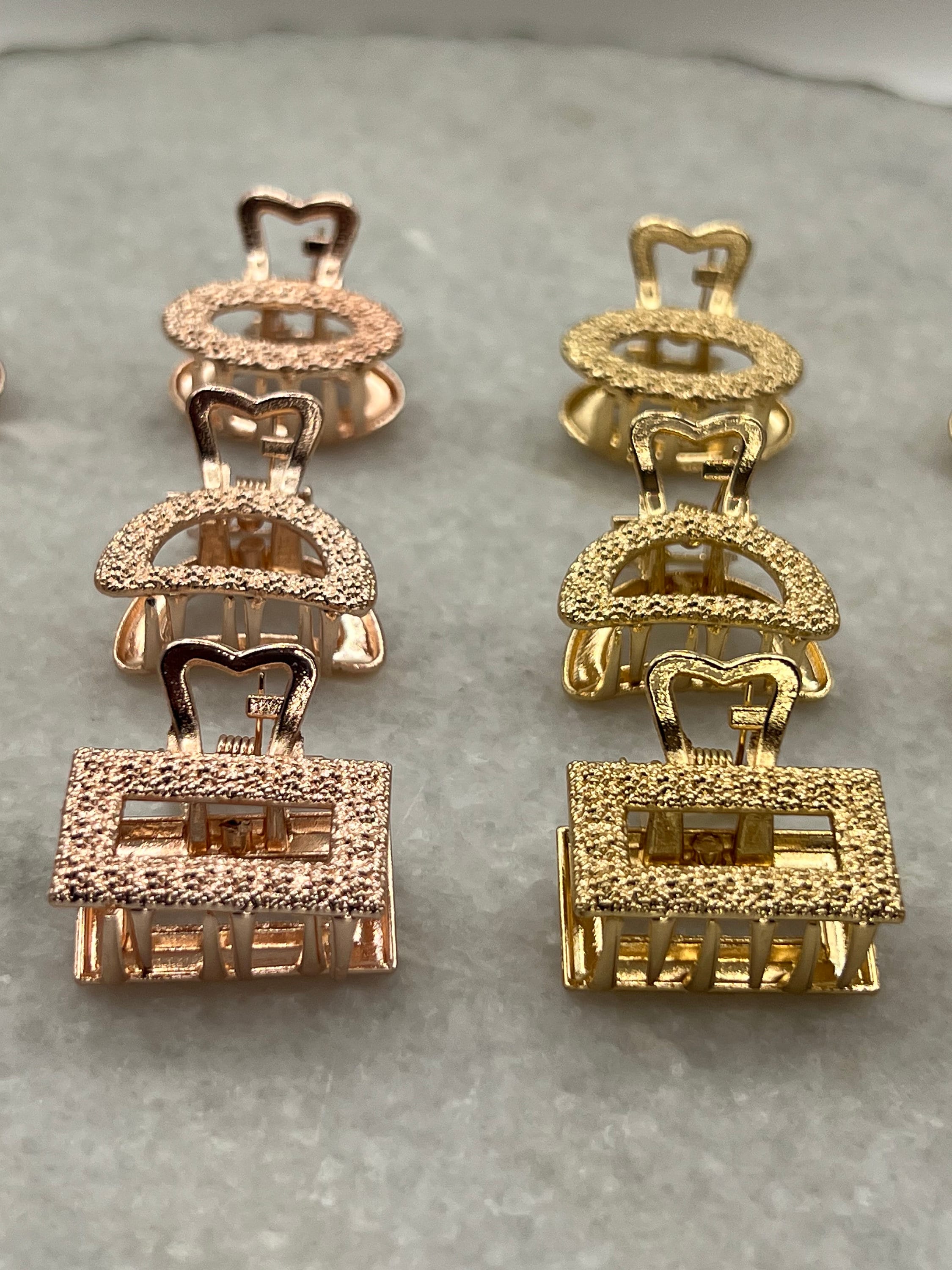 Glam Mini Hair Clip, Small Hair Claws, Tiny Hair Clip, Glam Hair Claws ...