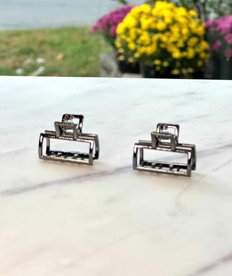Mini Hair Clip Small Hair Claws Tiny Hair Clip Metal Claw - Etsy
