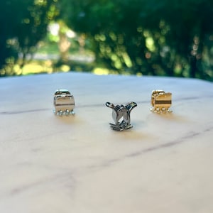 Chrome Mini Hair Clip, Small Hair Claws, Tiny Hair Clip, Metal Claw ...