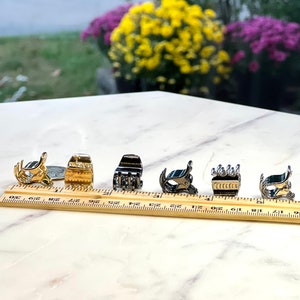 Chrome Mini Hair Clip, Small Hair Claws, Tiny Hair Clip, Metal Claw ...