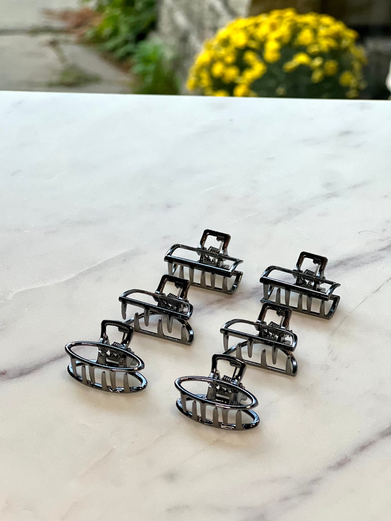 Mini Hair Clip, Small Hair Claws, Tiny Hair Clip, Metal Claw Hair Clip ...