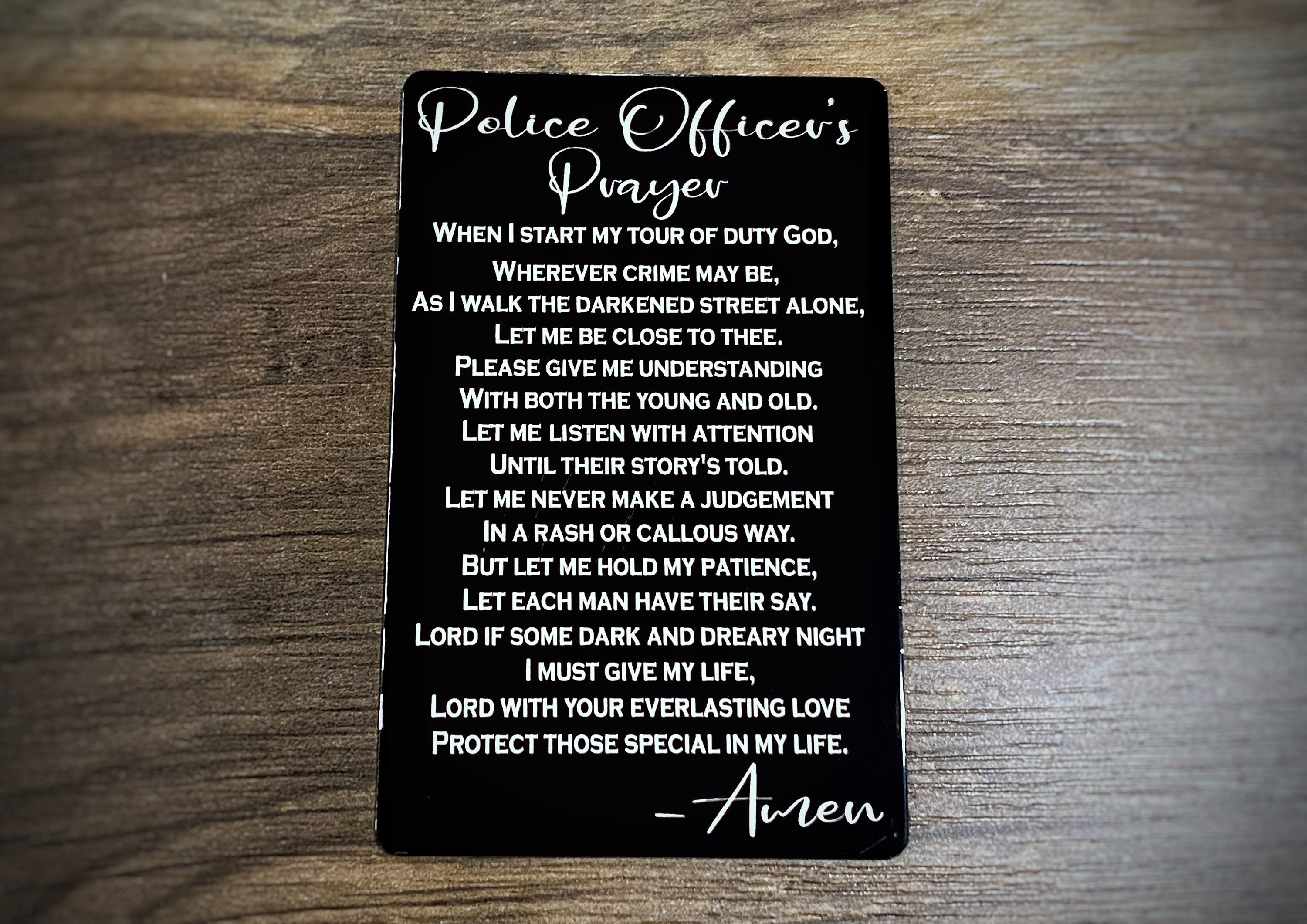 Police Officers Wife Prayer