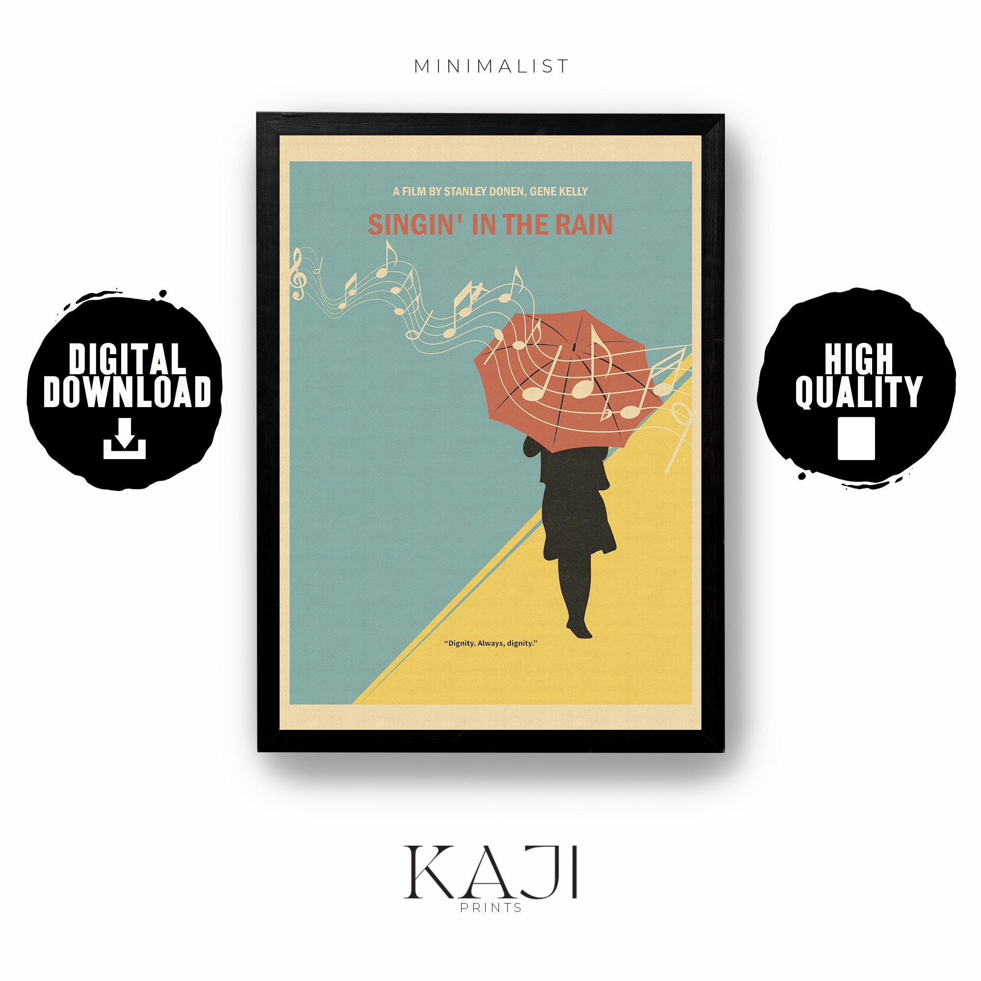 Rain Man Minimalist Poster