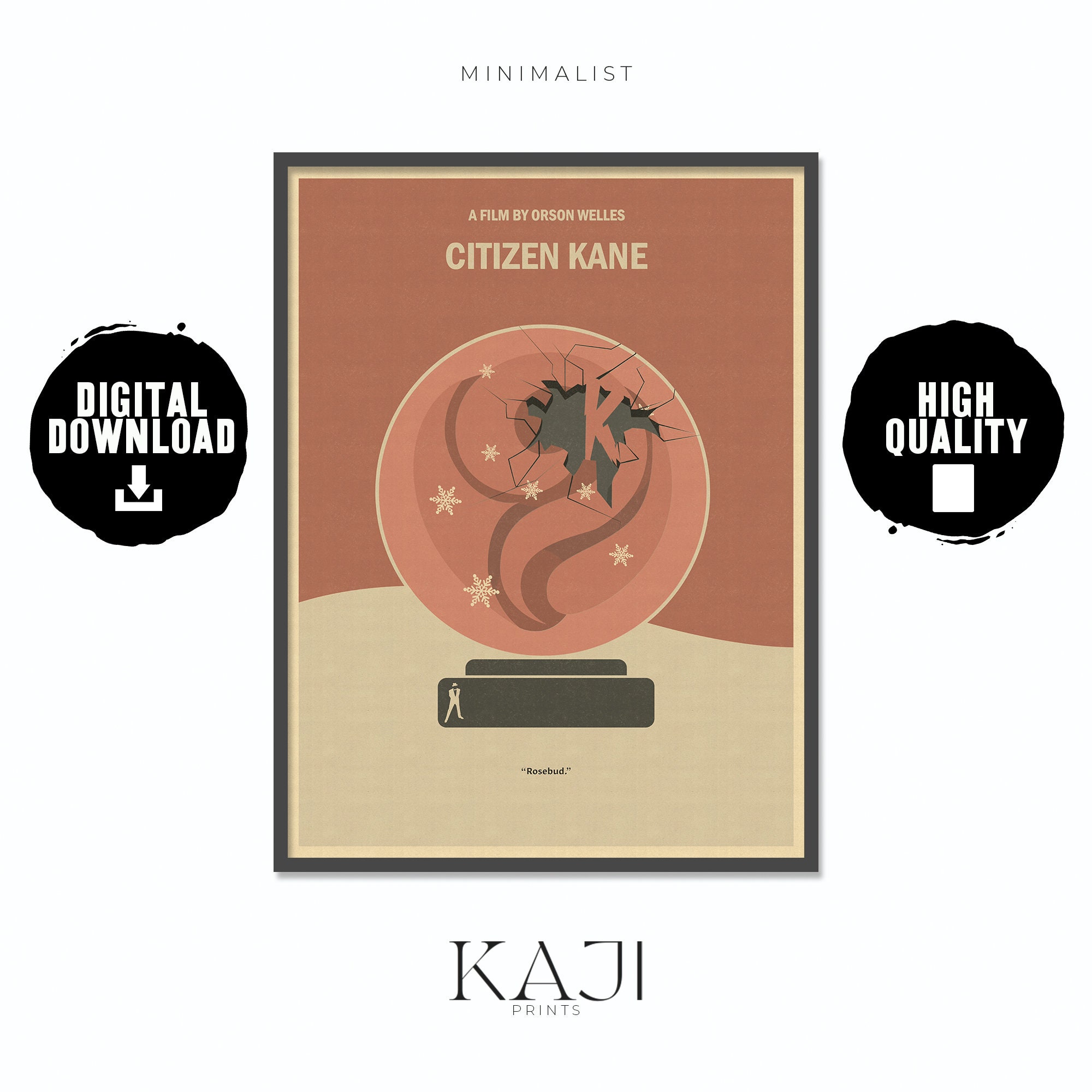 Citizen Kane Poster Minimal