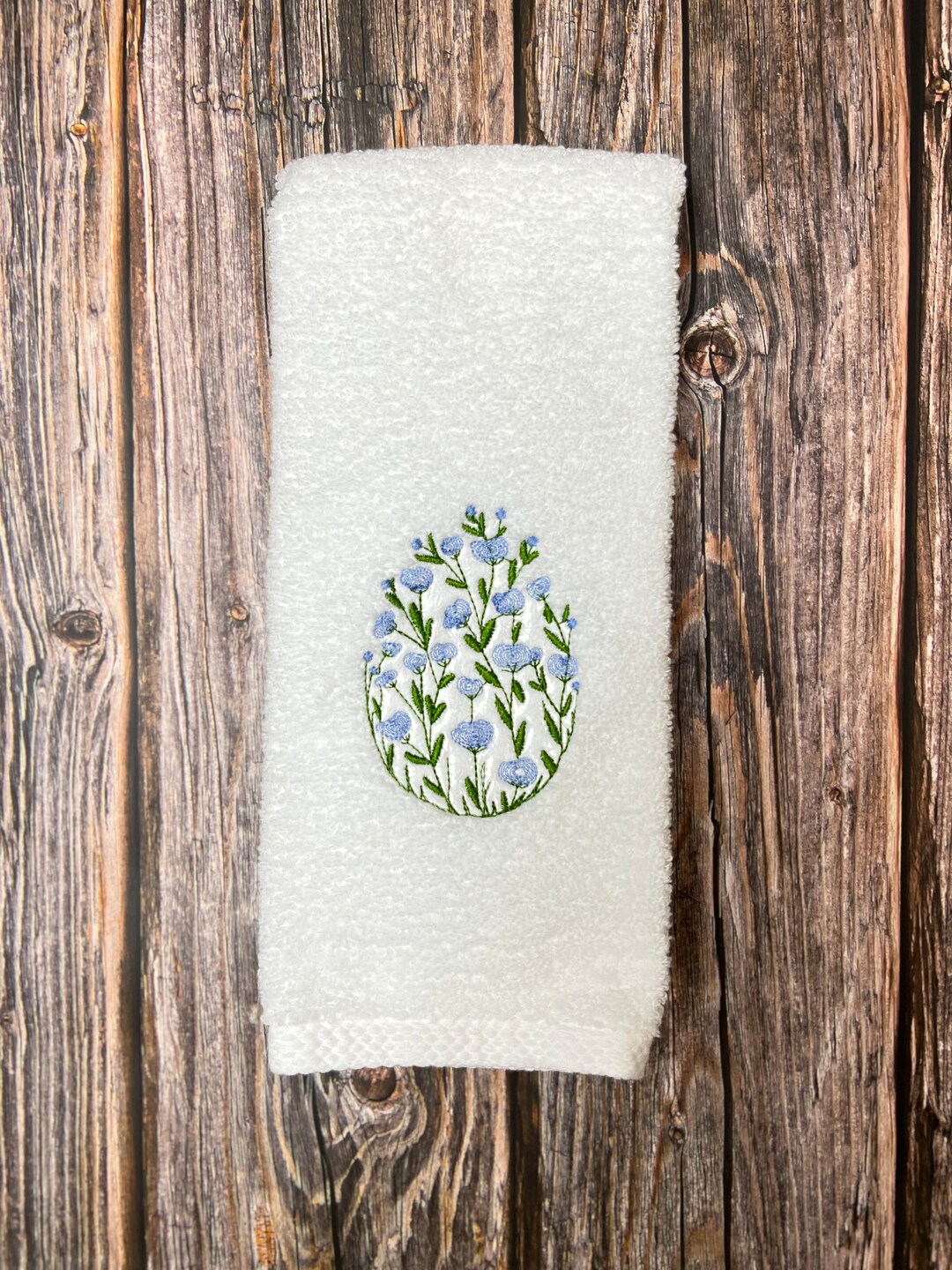 Easter Hand Towel, Chinoiserie Egg Embroidered Bath Hand Towel ...