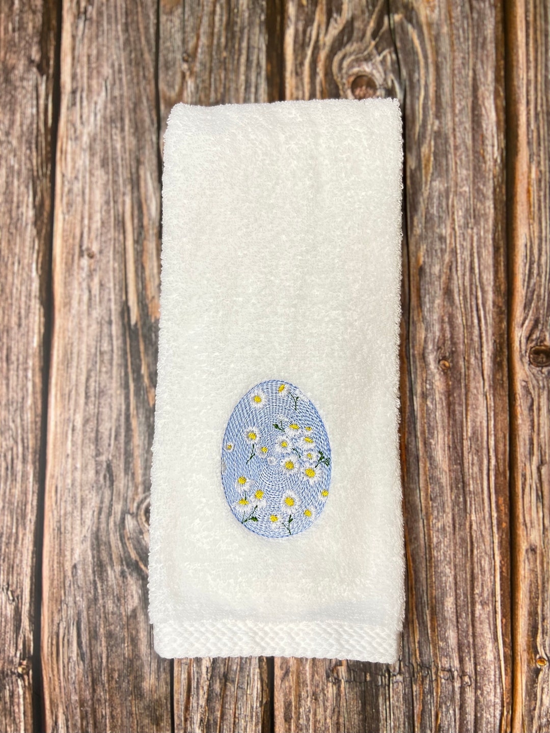 Easter Hand Towel, Chinoiserie Egg Embroidered Bath Hand Towel ...