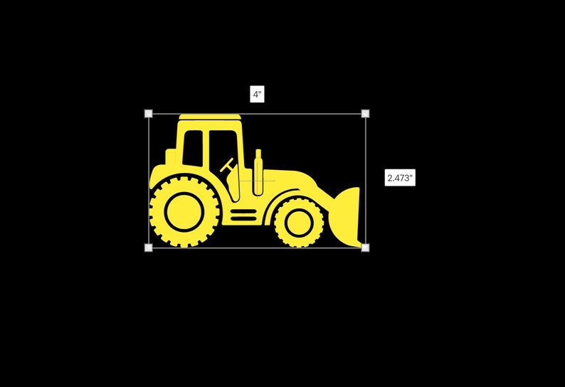 Laminated Construction Truck Sticker, Permanent Construction Truck ...