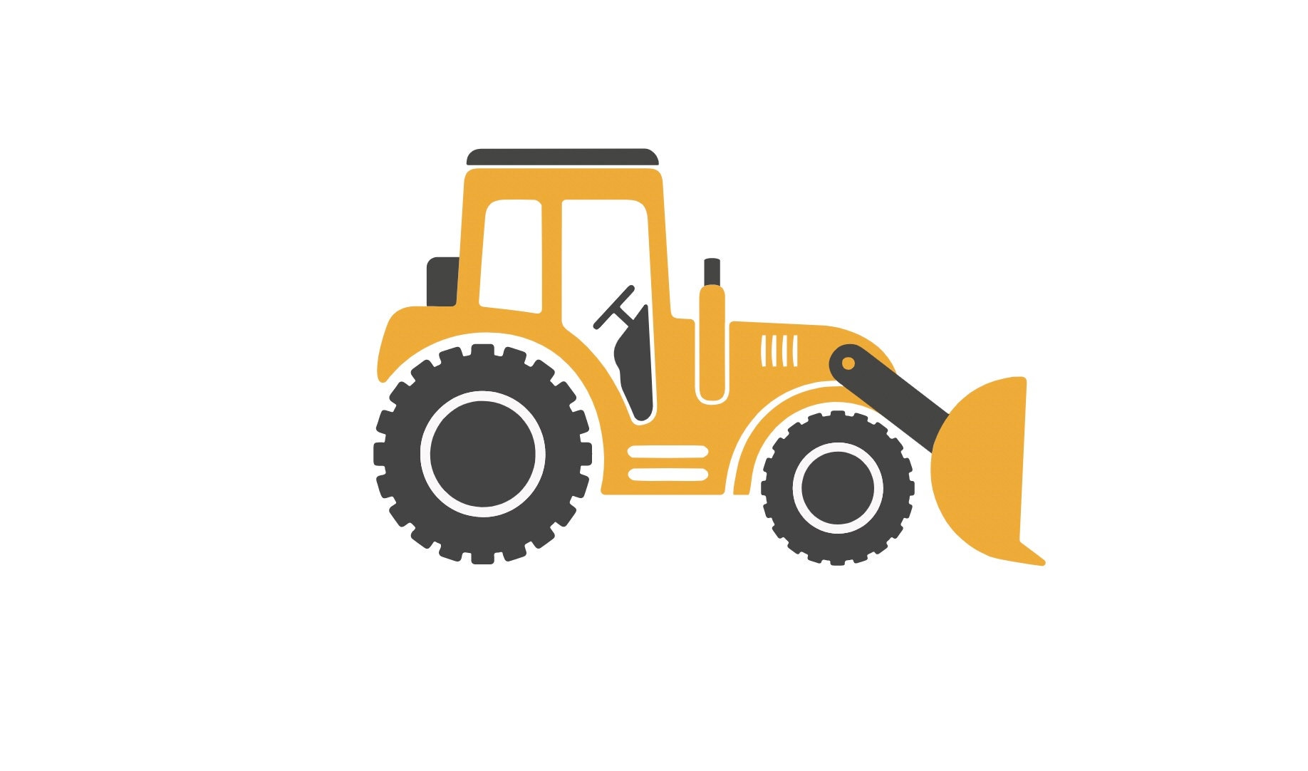 Laminated Construction Truck Sticker, Permanent Construction Truck ...