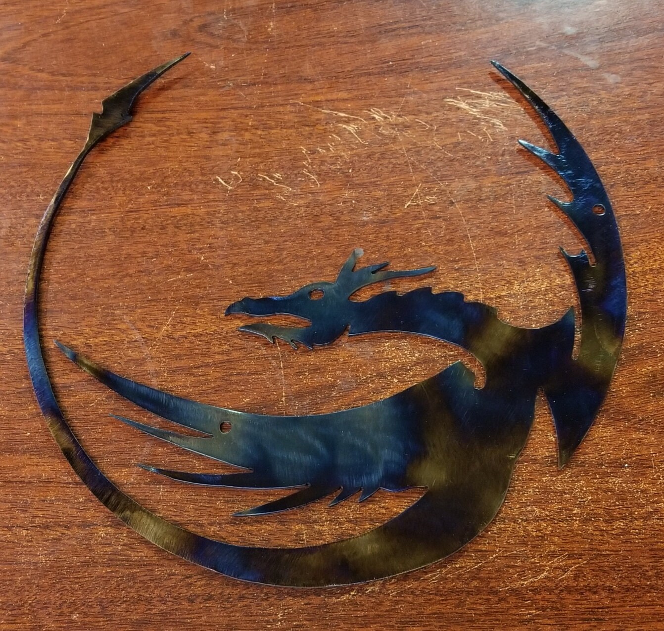 Dragon Sign Metal Art Dragon Design Fantasy Art Metal Dragon Sign - Etsy