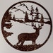 Buffalo Sign Deer Metal Art Plasma Designs Metal Elk Sign Wildlife Wall ...