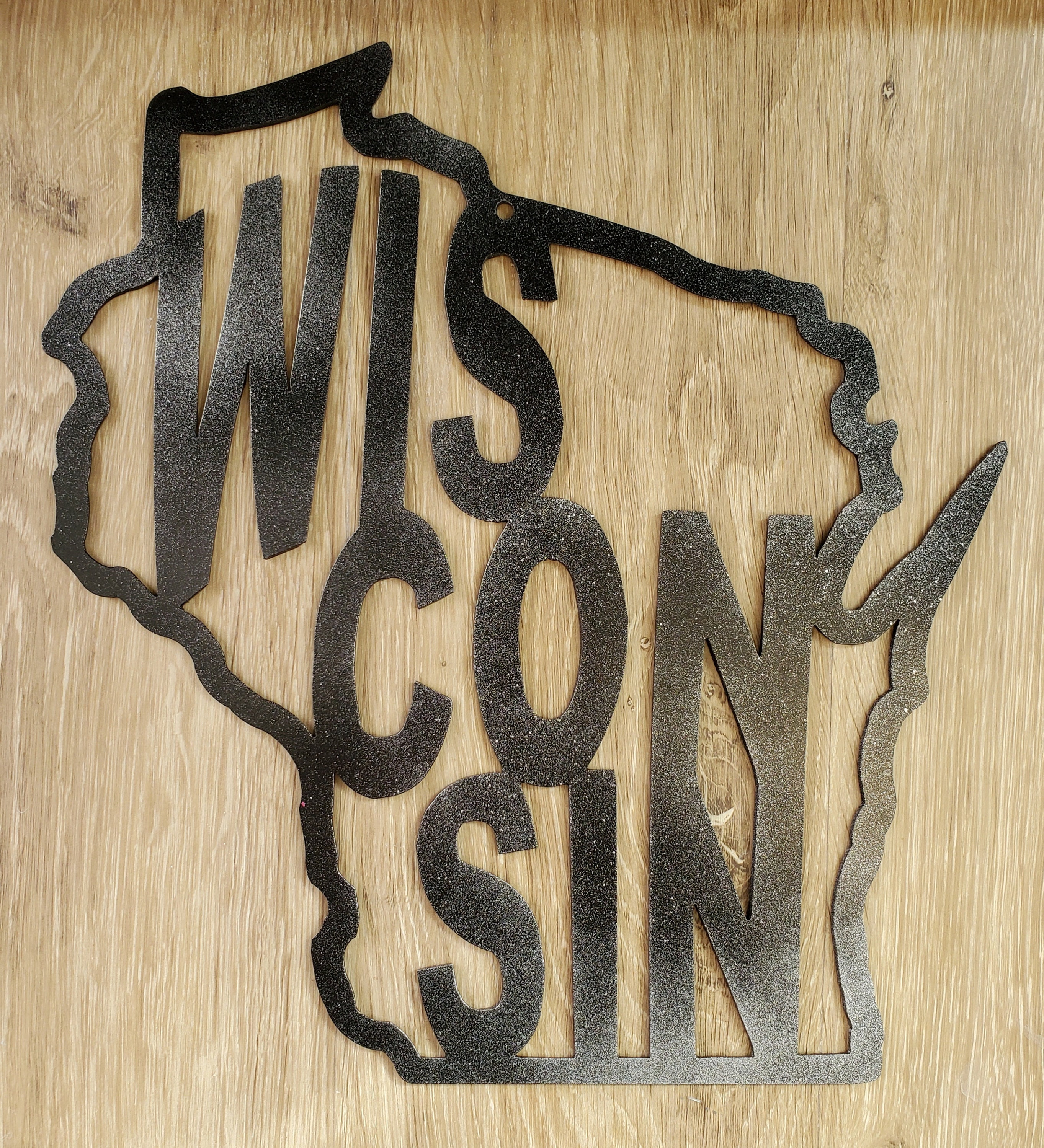 Wisconsin - Plasma Cut Metal Sign, State Framed Wall Decoration, WI - Etsy