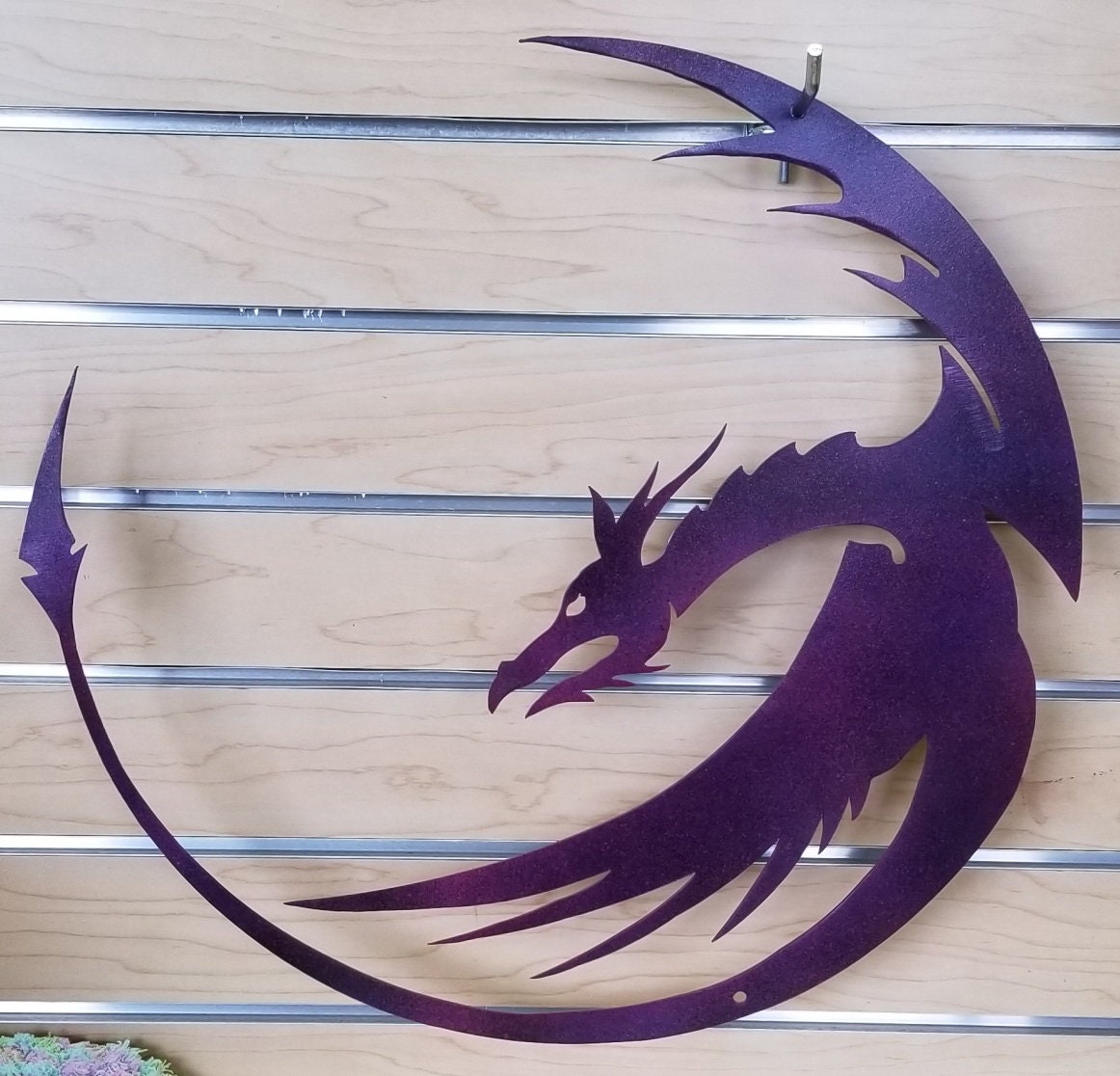 Dragon Sign Metal Art Dragon Design Fantasy Art Metal Dragon Sign - Etsy