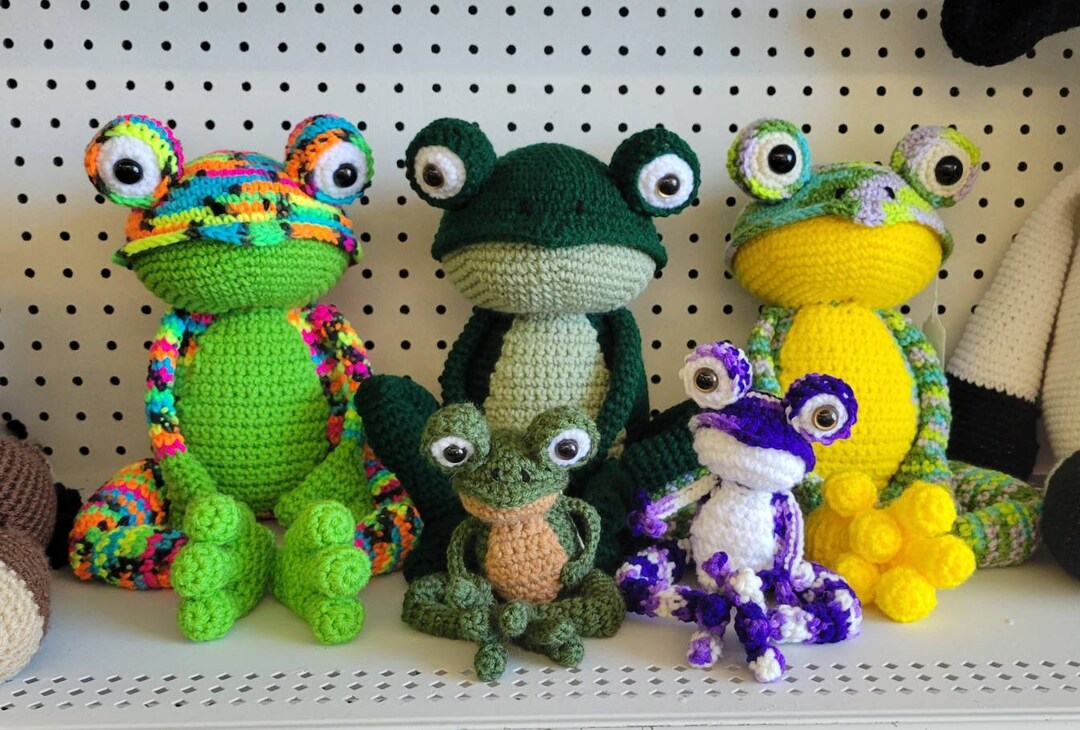 Frog Stuffed Animal Toad Amigurumi Frog Baby Frog Toy - Etsy