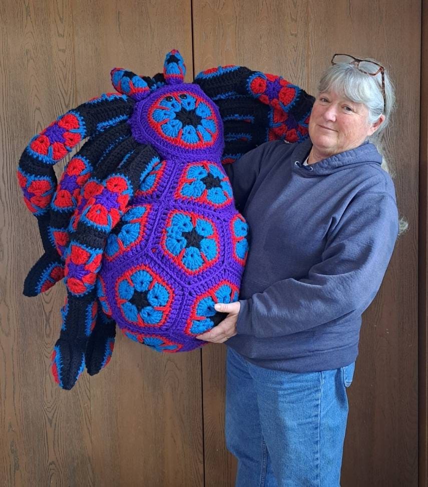 Spider Stuffed Animal Giant Spider Toy Spider Amigurumi Arachnid - Etsy