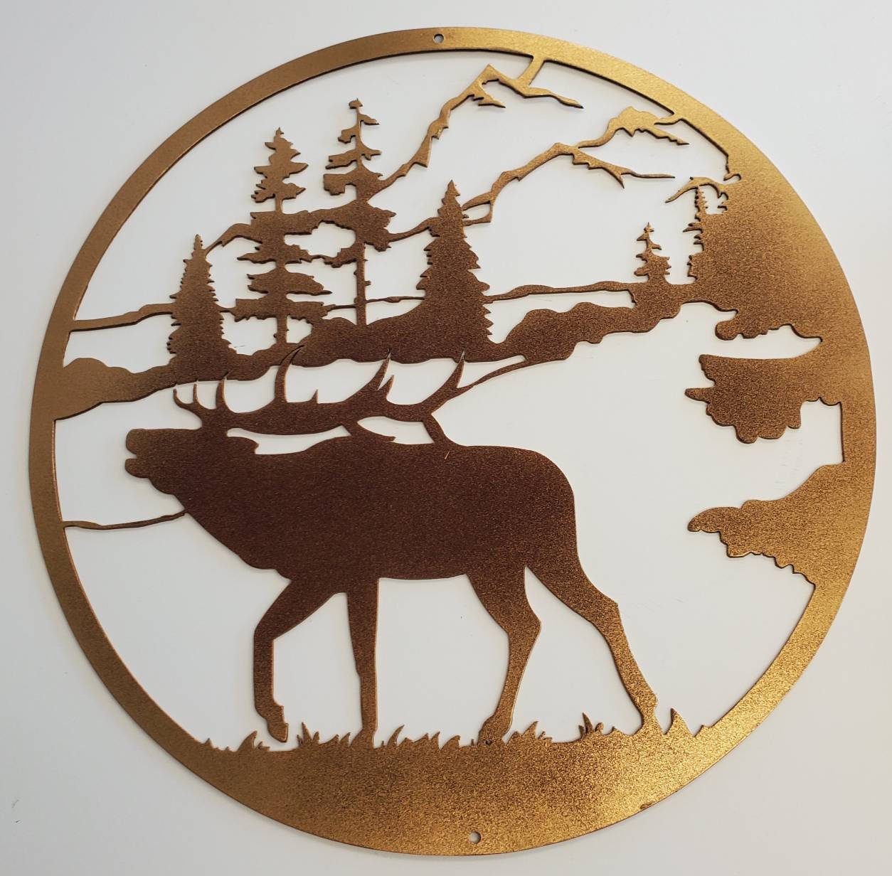 Buffalo Sign Deer Metal Art Plasma Designs Metal Elk Sign Wildlife Wall ...