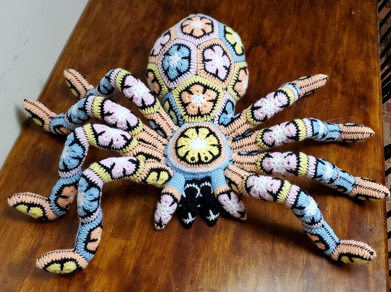 Spider Stuffed Animal Giant Spider Toy Spider Amigurumi Arachnid - Etsy